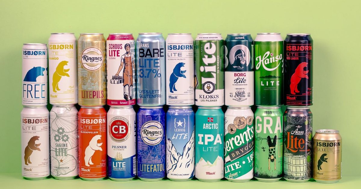 Stor test av glutenfrie LITE-øl | Norsk cøliakiforening